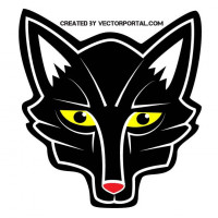 Fox logo .ai Royalty Free Stock SVG Vector