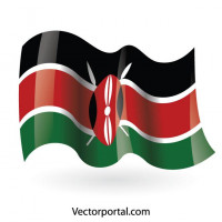 Kenya flag image Royalty Free Stock SVG Vector